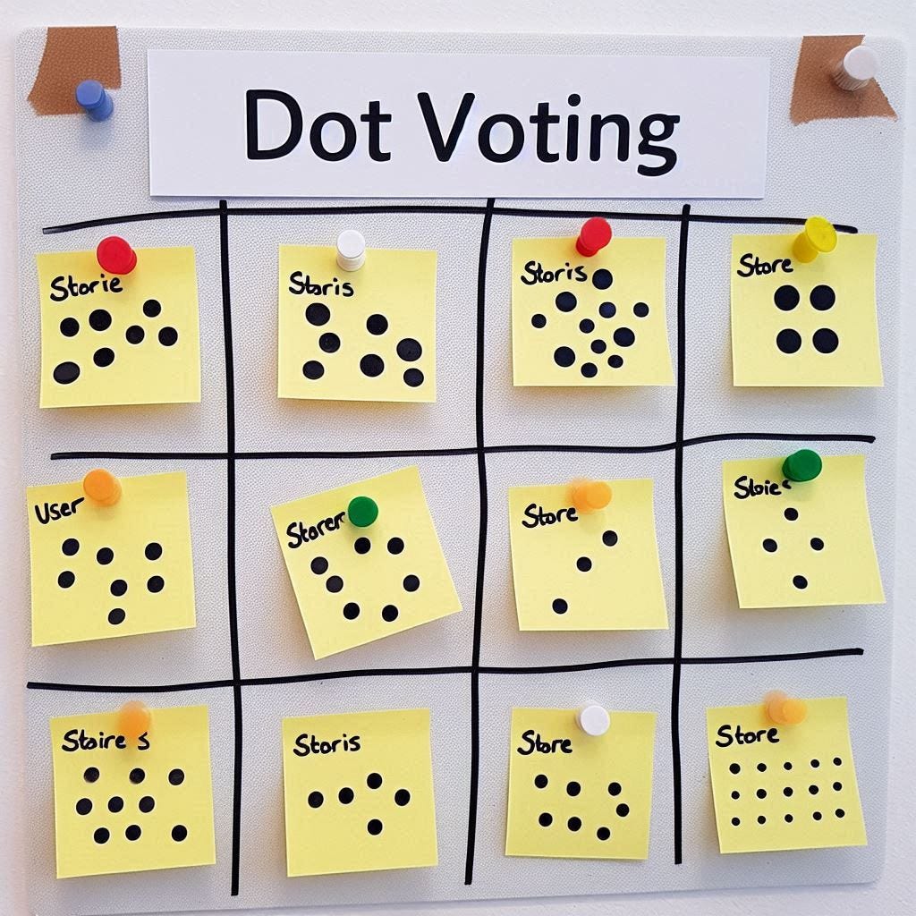 Dot Voting: A Simple Prioritization Technique in Agile | by Jayakishor Bayadi | Medium