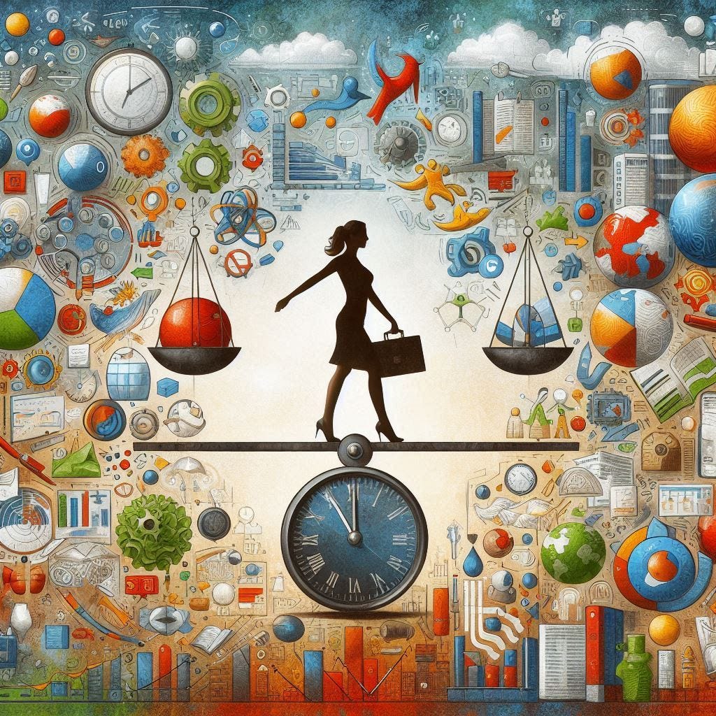 Balancing Work and Life. Juggling your job and personal life for… | by ...