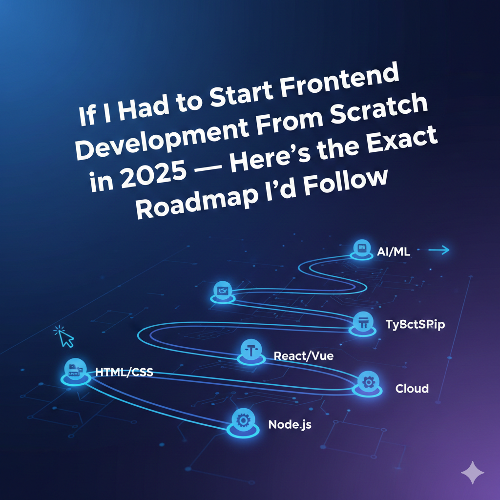 If I Had to Start Frontend Development From Scratch in 2025 — Here’s ...