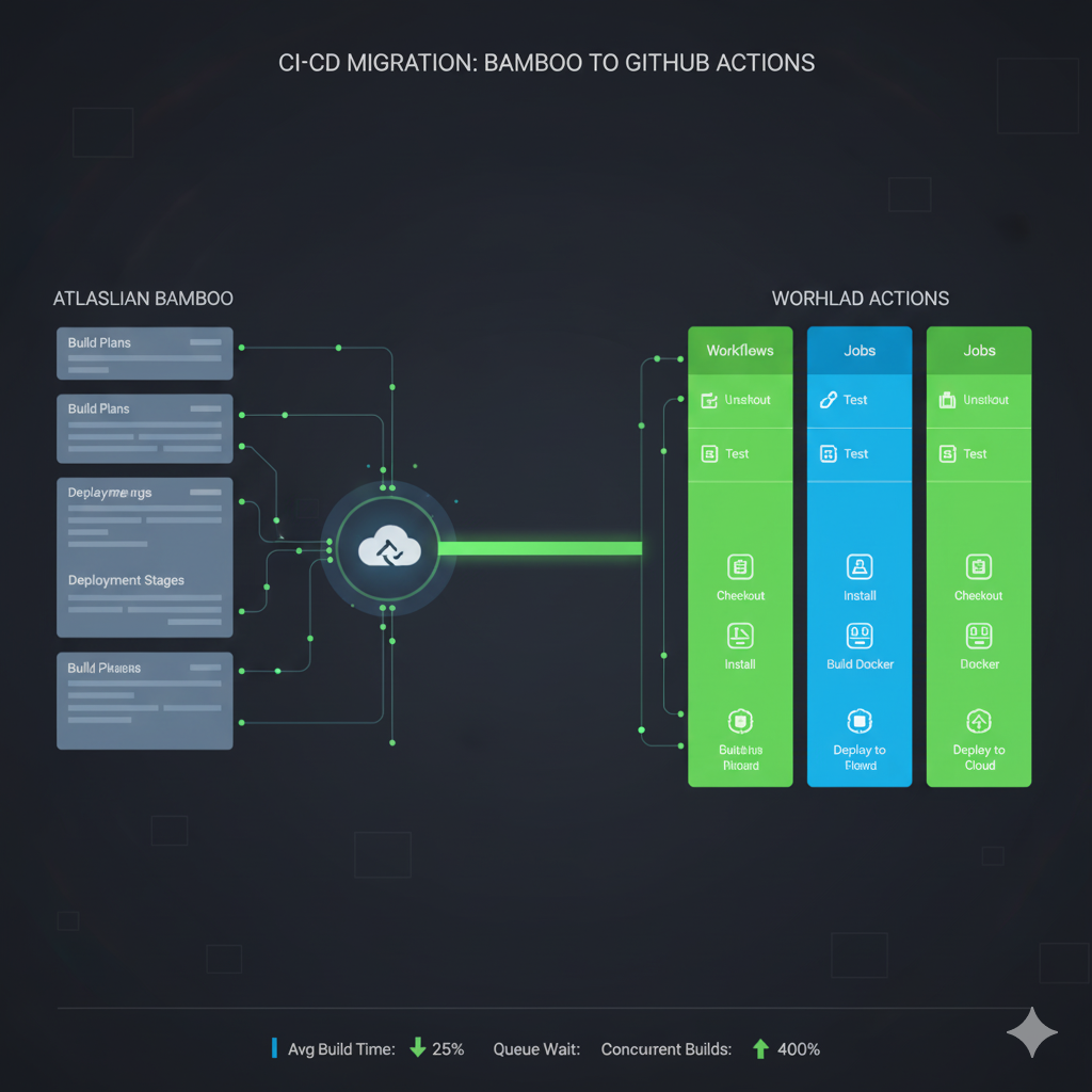 “Bamboo to GitHub Actions Migration: The Complete CI/CD Transformation Guide (With Real Examples ...
