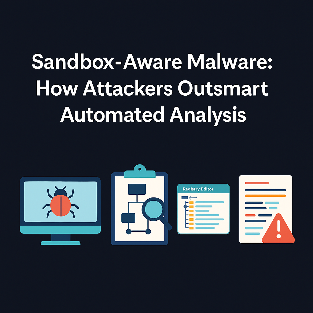 Sandbox-Aware Malware: How Attackers Outsmart Automated Analysis | by Ravi Sharma | Aug, 2025 ...