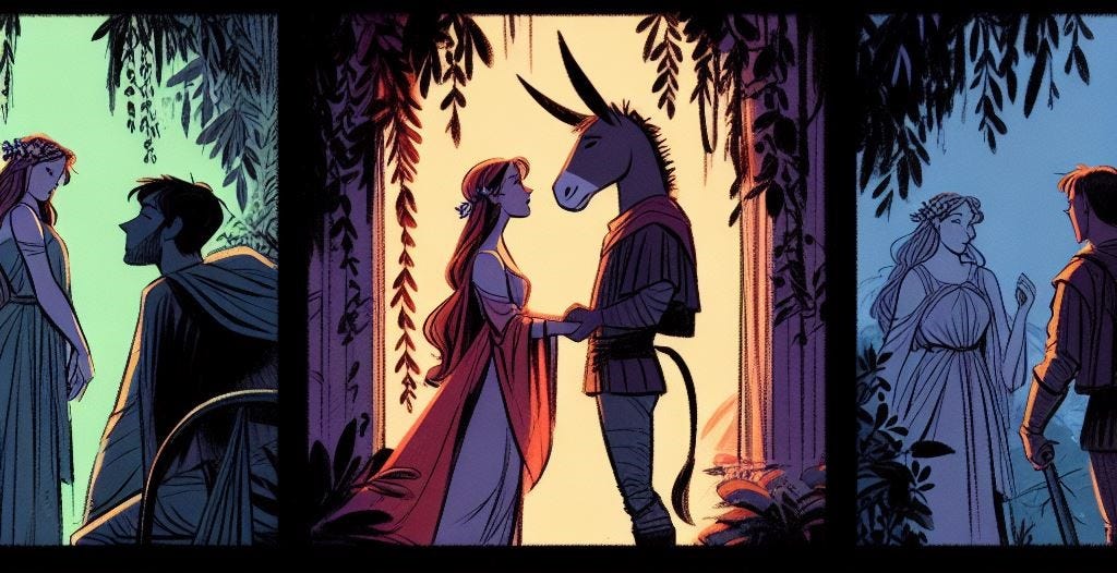 Midsummer Nights Dream Cartoon Characters