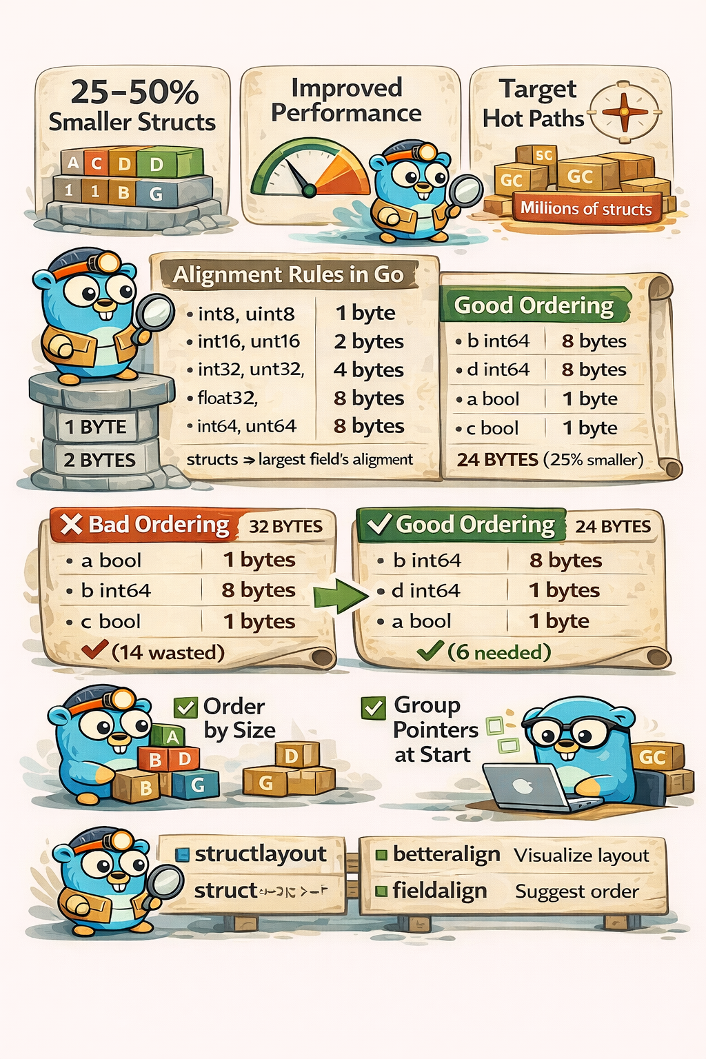 Understanding Memory Alignment in Go | by Nguyen Phu | Medium
