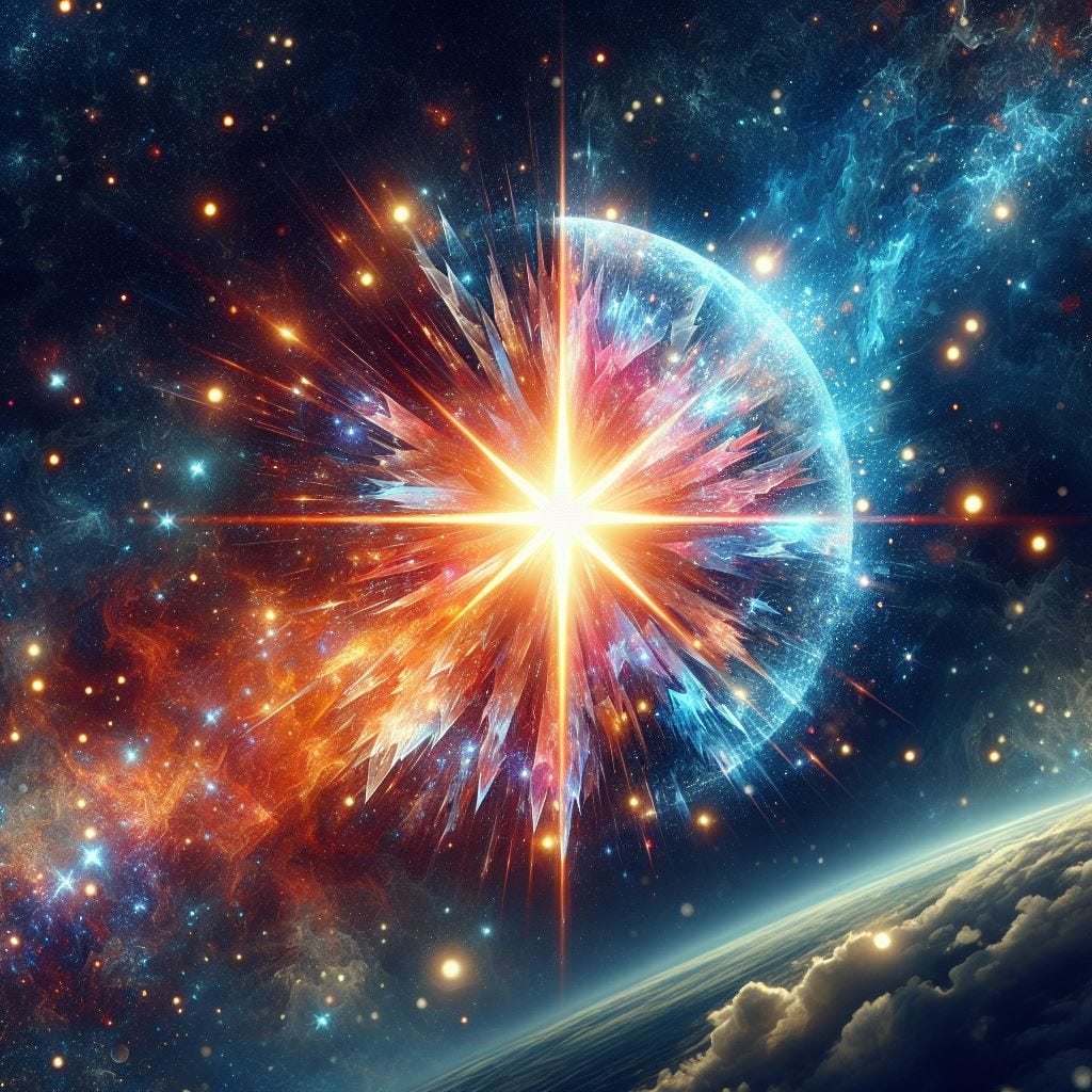 The Fractured Star. Bing AI Image | by AI Fiction World | May, 2024 | Medium