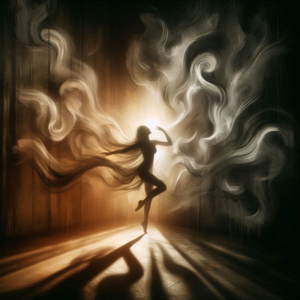 Dancing with Shadows: Embracing Our Fears | by LucieArt | World of ...