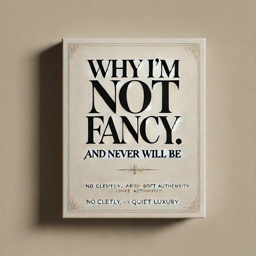 Why I’m Not Fancy (And Never Will Be) | by Ani Rich | Medium