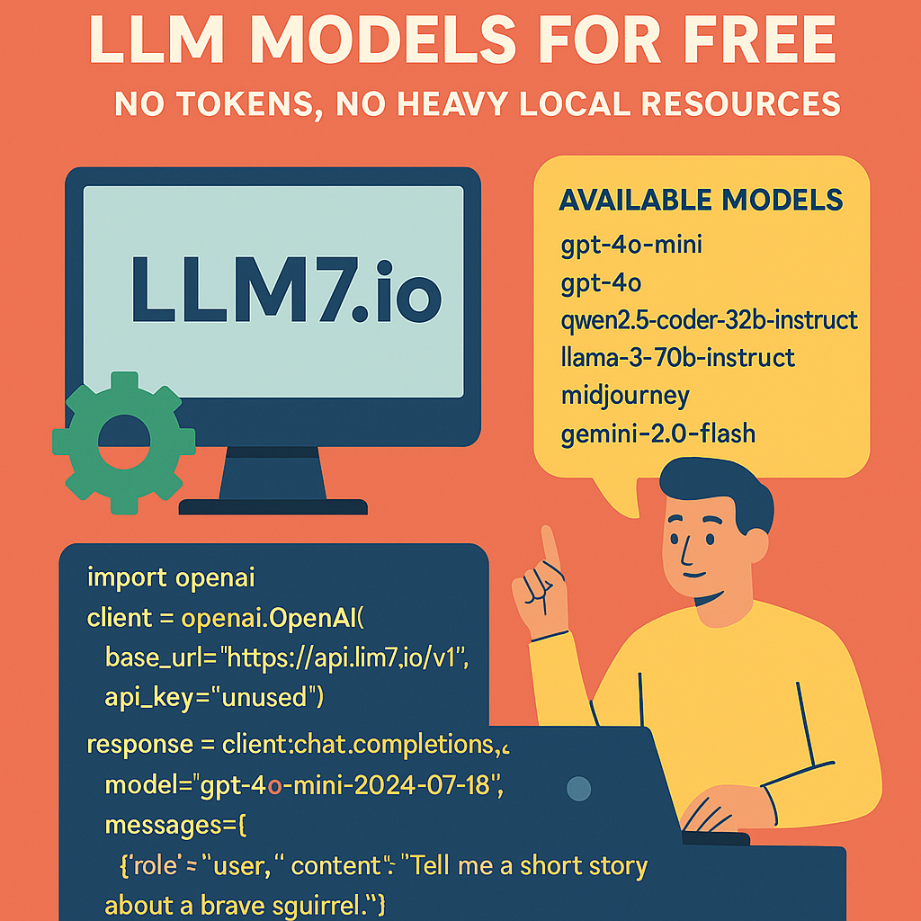 How to Use Top LLM Models for Free. No Tokens, No Heavy Local Resources | by Eugene Evstafev ...