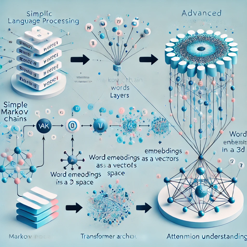 From Markov Chains to Semantic Language Processing: A Journey Through Language Understanding ...