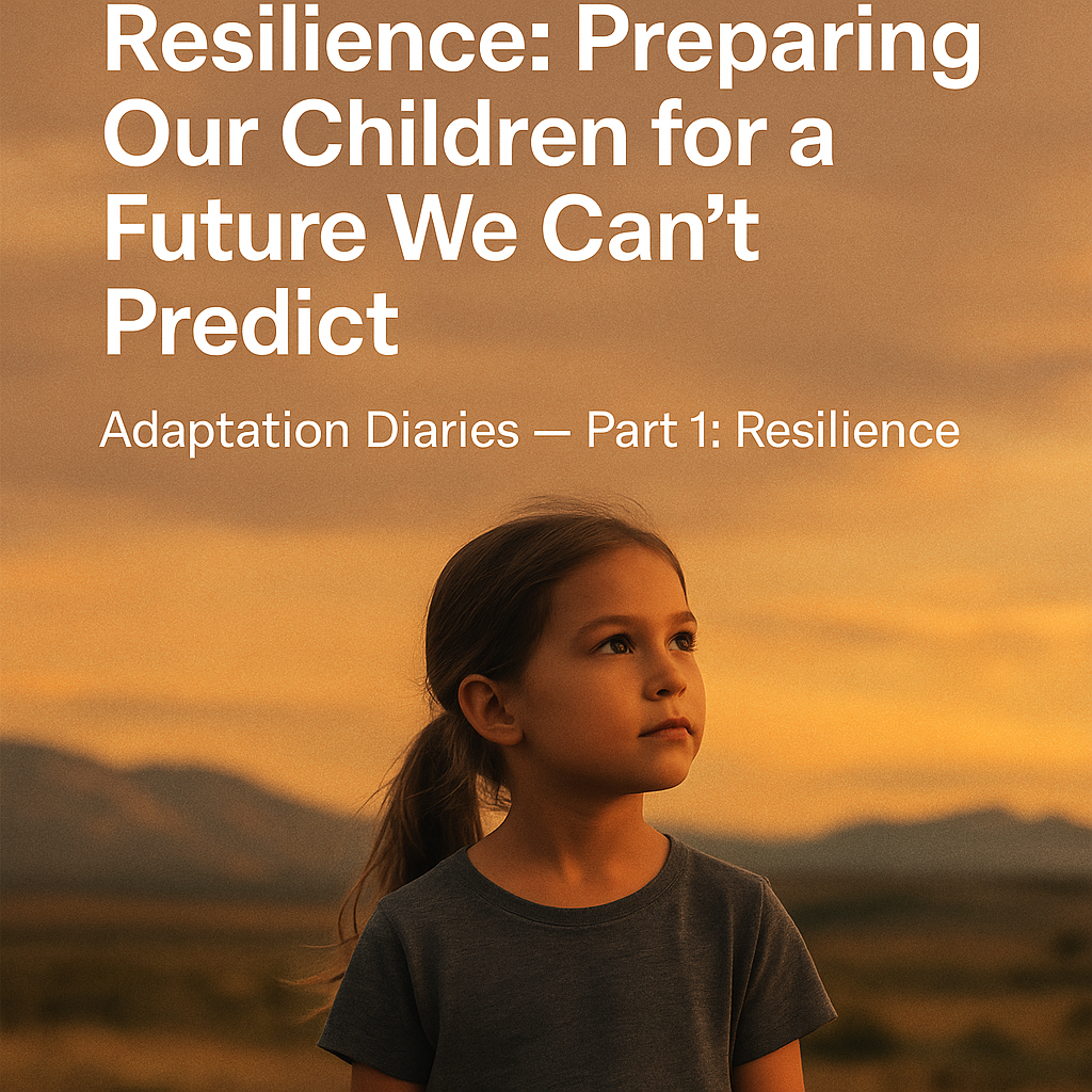 Resilience: Preparing our Children for a Future we can’t Predict ...