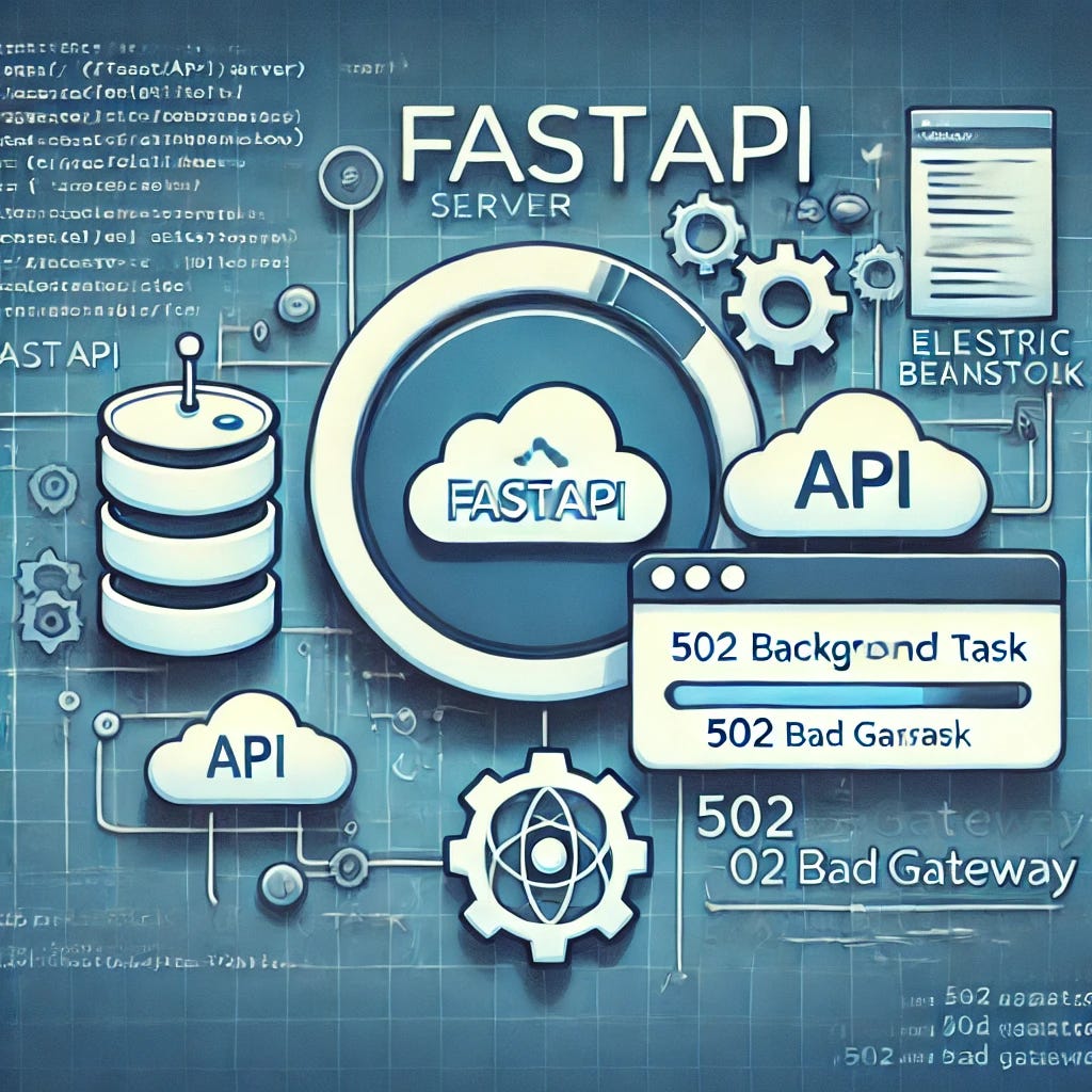 Fixing FastAPI Background Task 502 Error on AWS Elastic Beanstalk | by Denis Bélanger 💎⚡ | Medium
