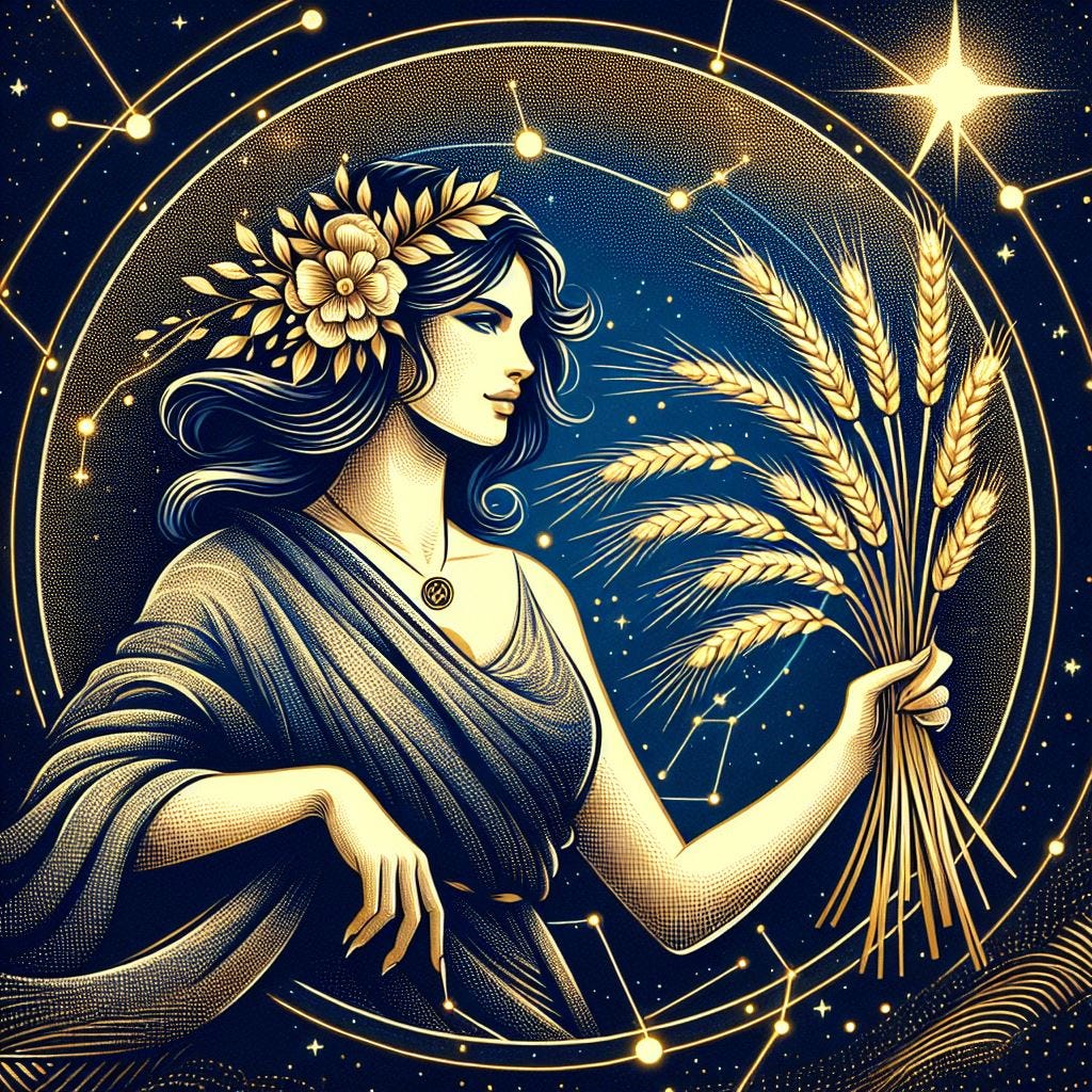 Spica in Astrology. Spica is one of the brightest stars in… | by Hermes ...