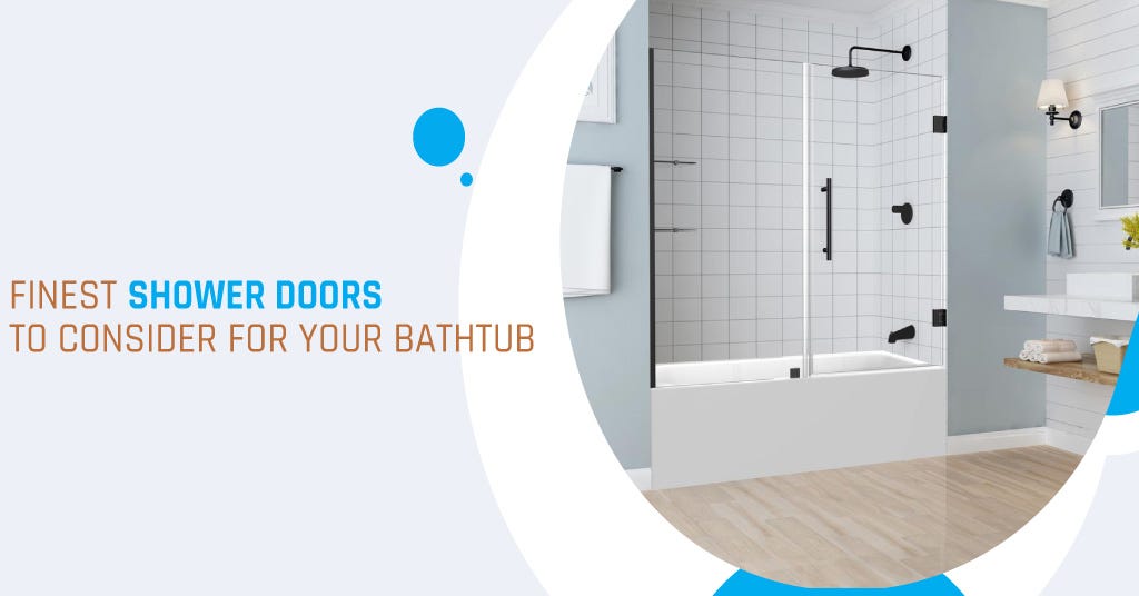 glass shower doors for bathtub - Insta Glass - Medium