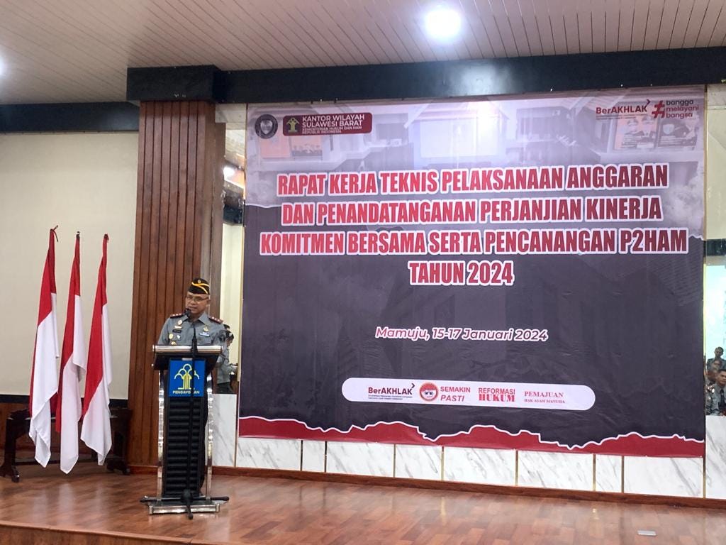Rapat Kerja Teknis Pelaksanaan Anggaran dan Penandatanganan Perjanjian Kinerja Komitmen Bersama ...