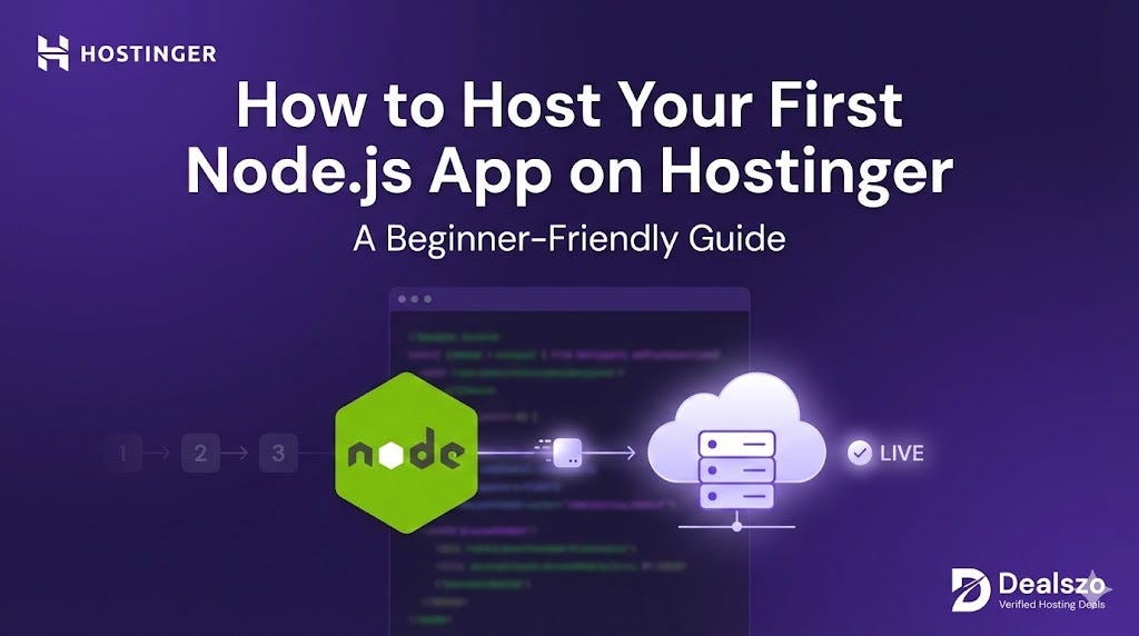 How to Host Your First Node.js App on Hostinger: A Beginner-Friendly ...