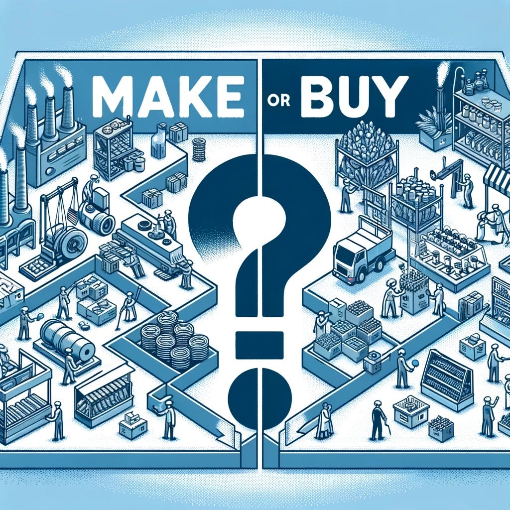 The AI big question: make or buy. Here’s an interesting decision more ...