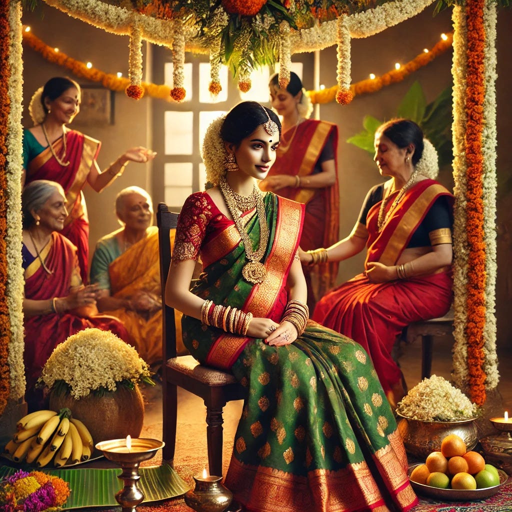 Baby Shower Rituals in Tamil Nadu — Valaikappu, Food and the Science ...