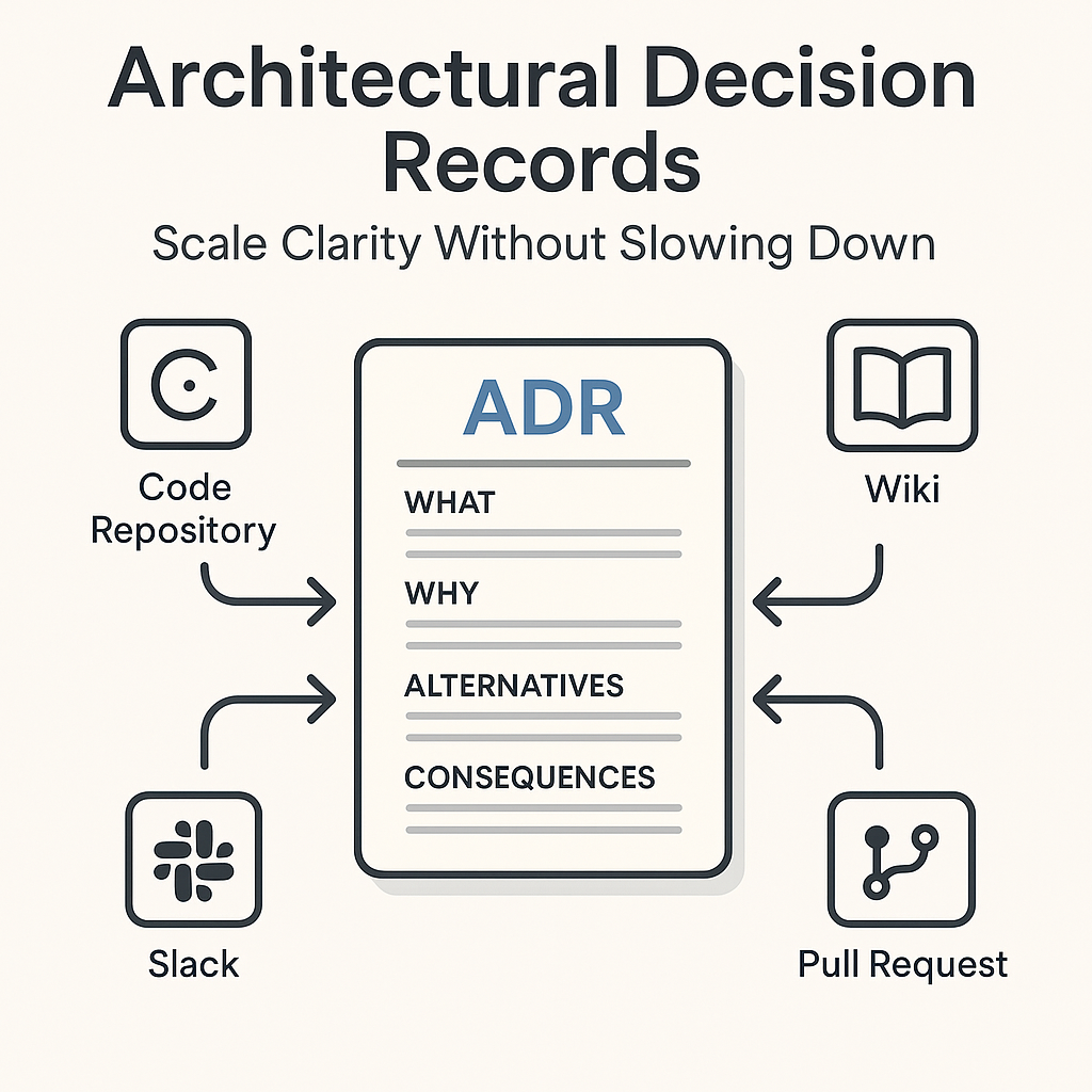 Architectural Decision Records: How to Scale Clarity Without Slowing ...