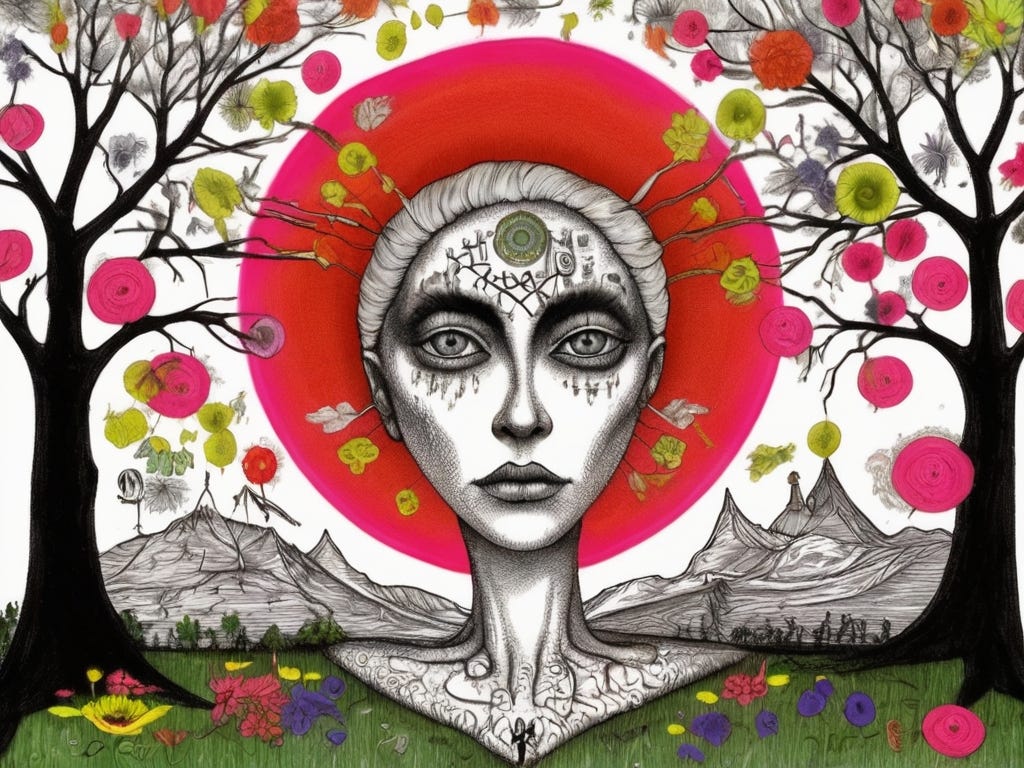 April 2025 Ritual. The Veil of Renewal | by MysticalOaks | Astro Pagan