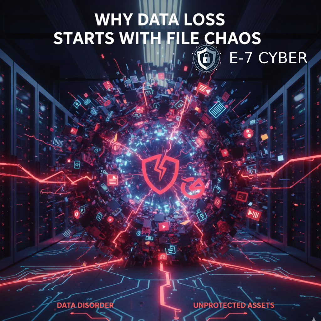 Why Data Loss Starts with File Chaos: | by E-7 Cyber (UK Headquartered ...
