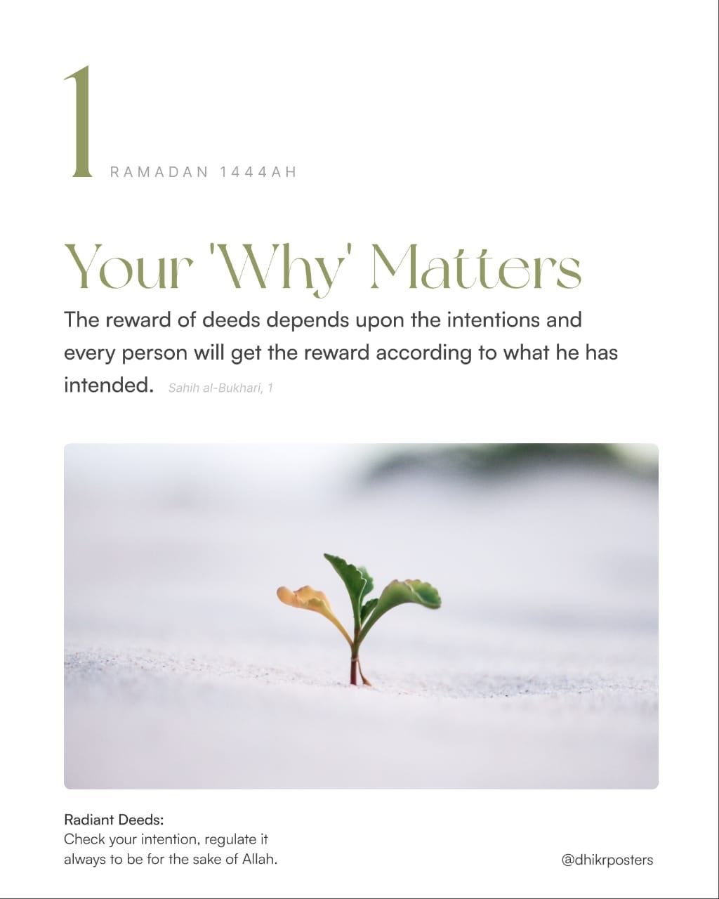 Ramadan 3–2–1: Day One — Intention | by Dhun Nurayn El Shabazz ...