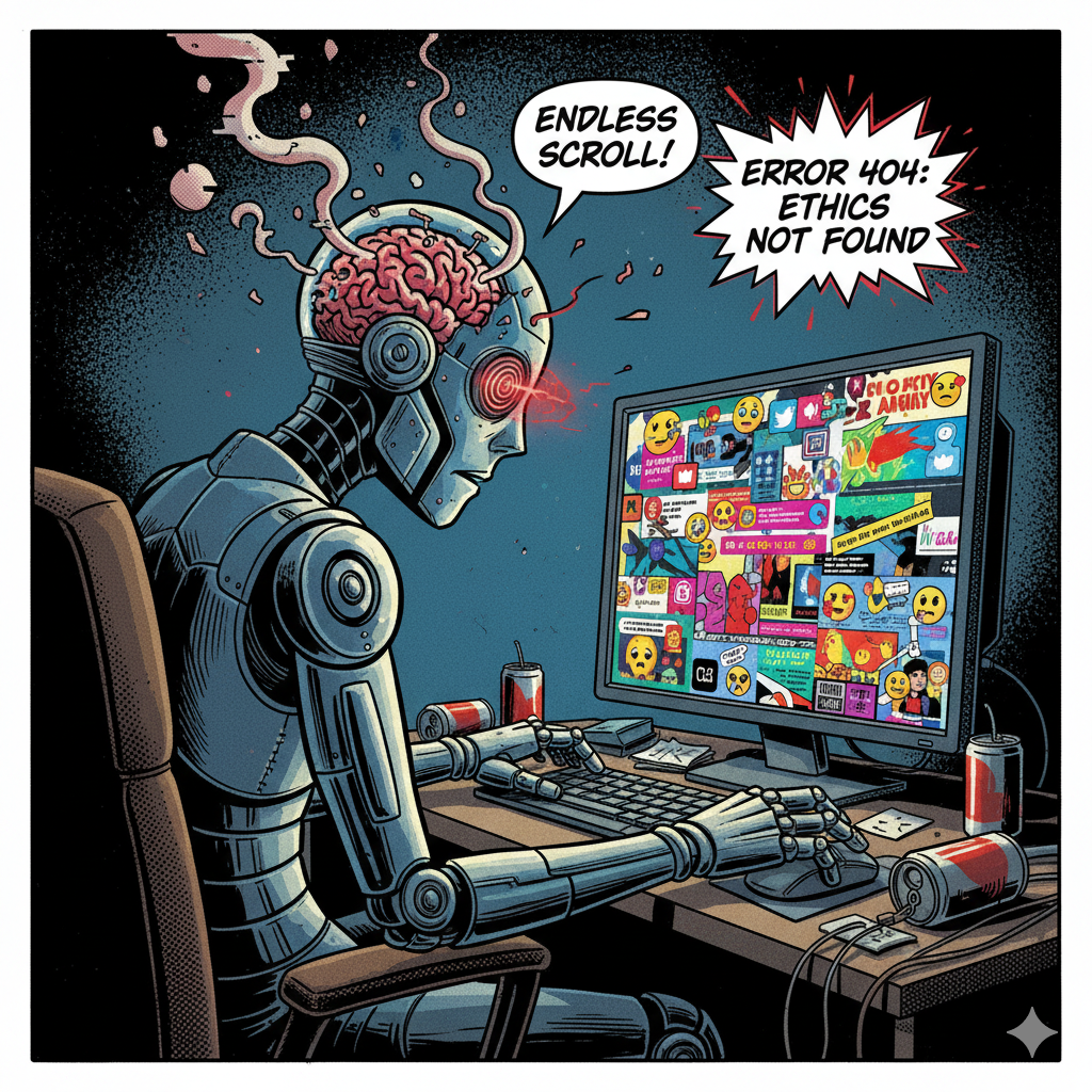 When Machines Start Doomscrolling: The Alarming “Brain Rot” Eating Away ...