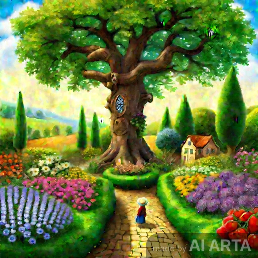 The Tale of the Garden and the Wise Old Oak | by KourtneyNicoleWrites ...