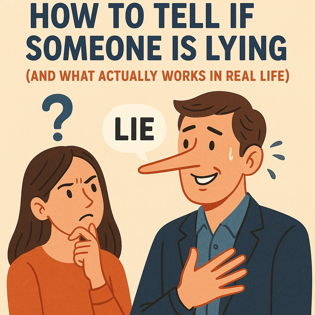How to Tell If Someone’s Lying (Without Acting Like a TV Detective ...