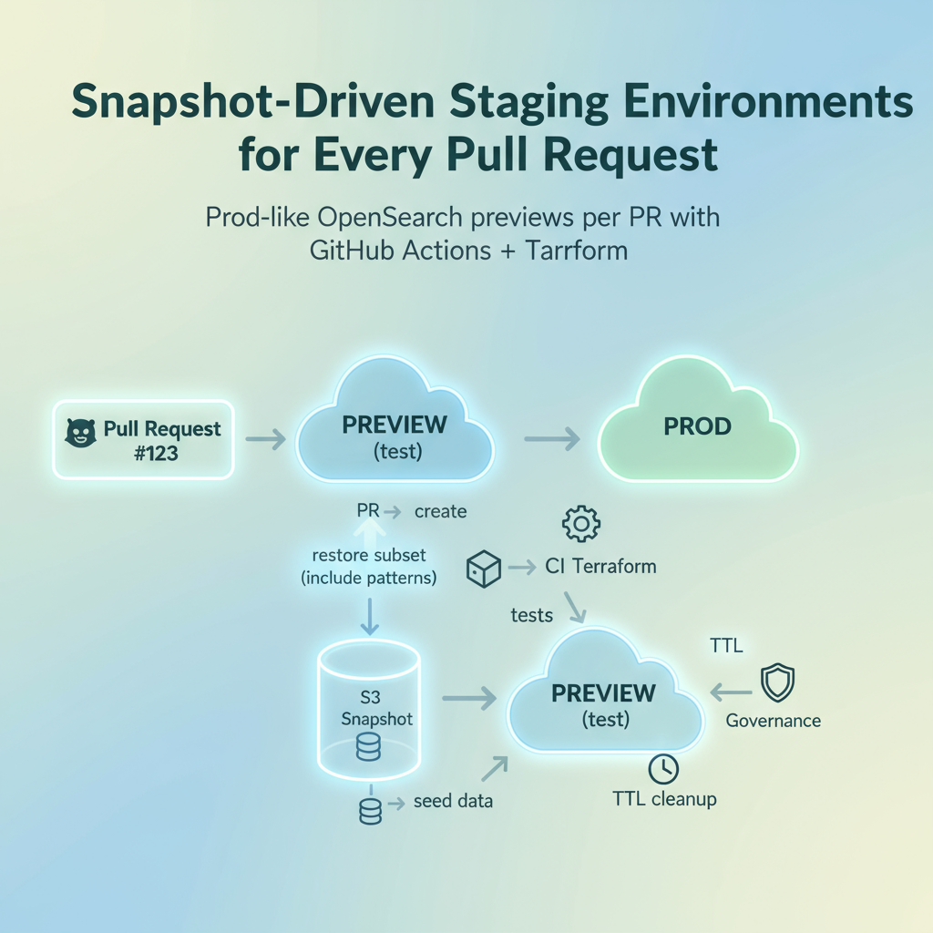 🚀 Snapshot-Driven Staging Environments for Every Pull Request | by ...