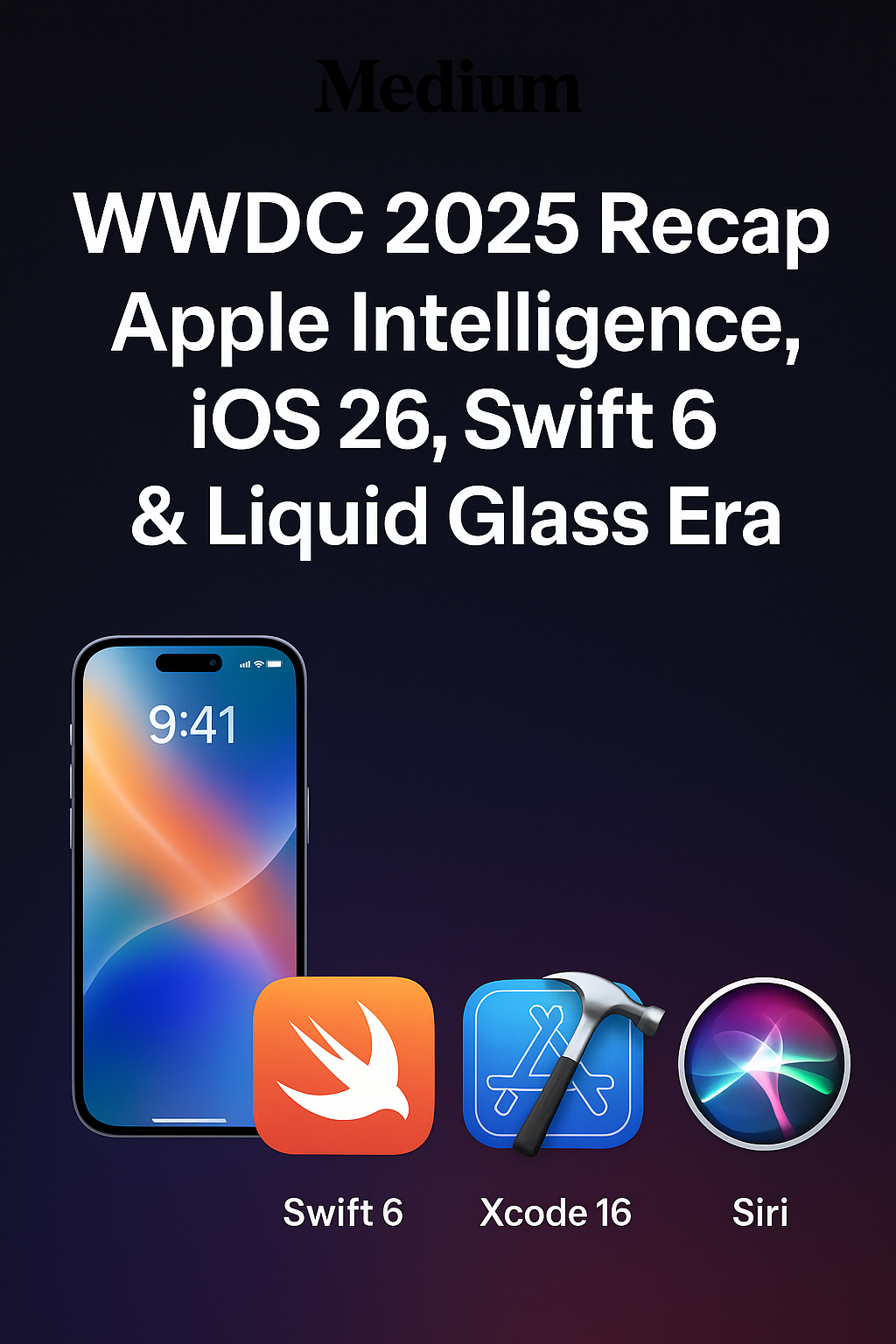 WWDC 2025 Recap: Apple Intelligence, iOS 26, Xcode 26, Swift 6 & The Liquid Glass Era | by ...