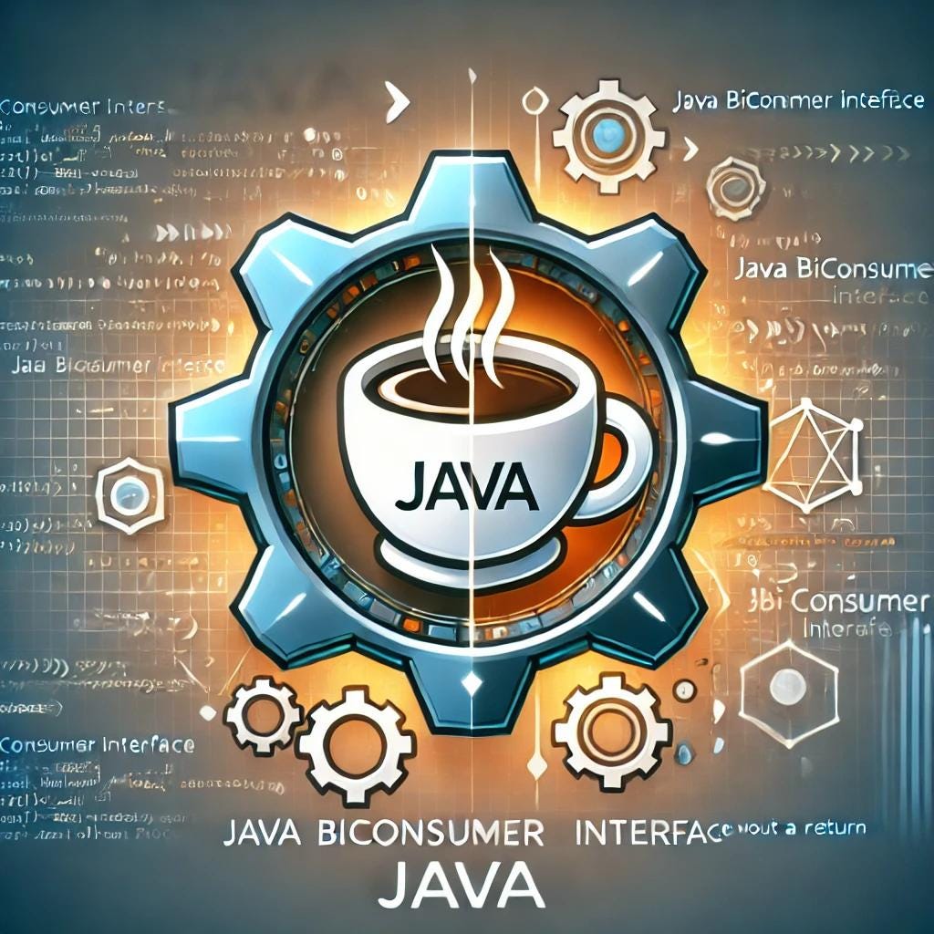 What is BiConsumer Interface in Java and How to Use it? | by aneesh kumar | Level Up Coding