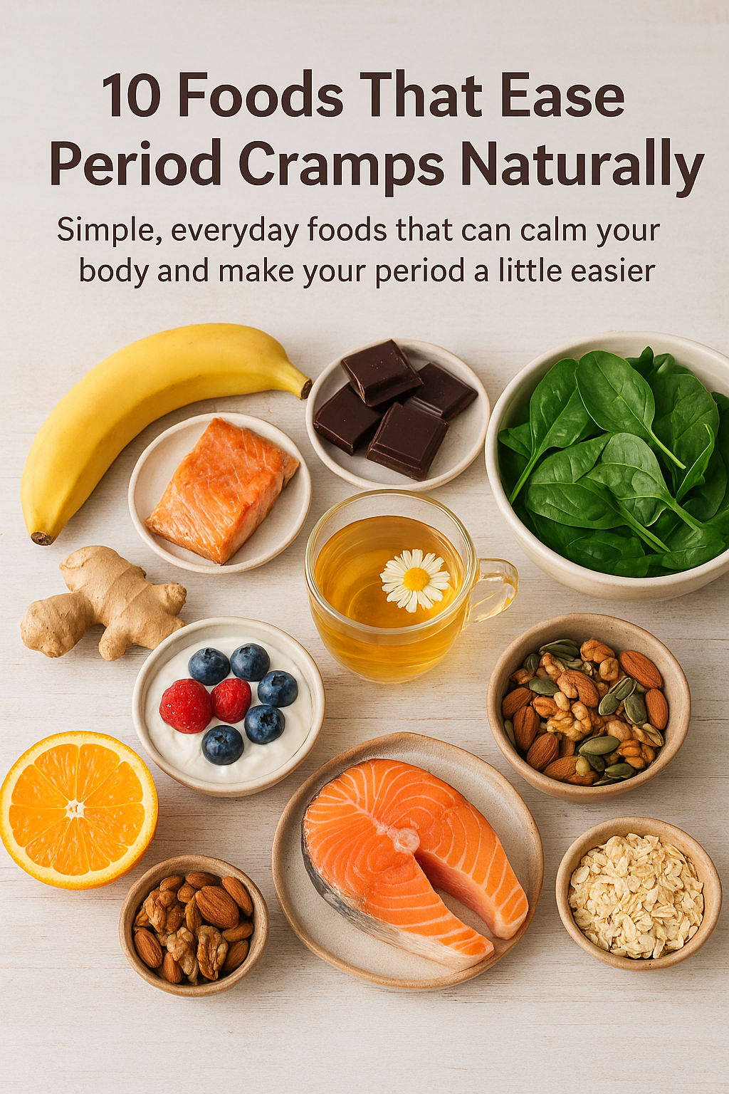 10 Foods That Ease Period Cramps Naturally | by The Hidden Pen ...
