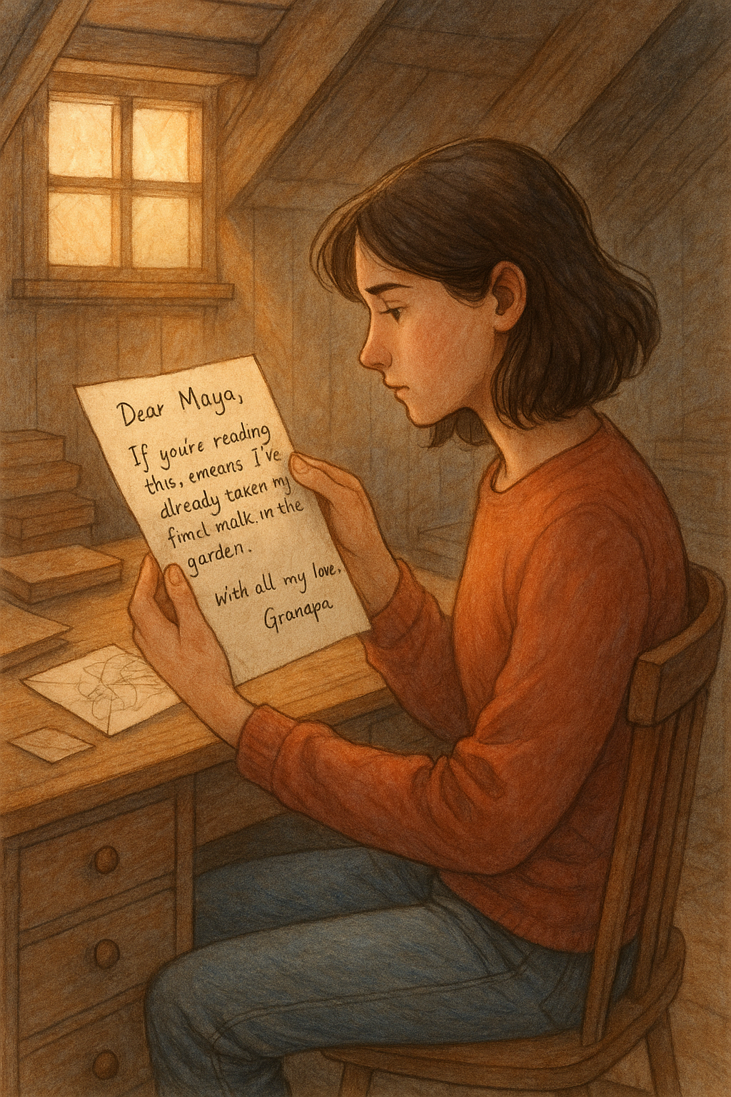 The Last Letter. Maya lingered before the battered oak… | by Chitania ...