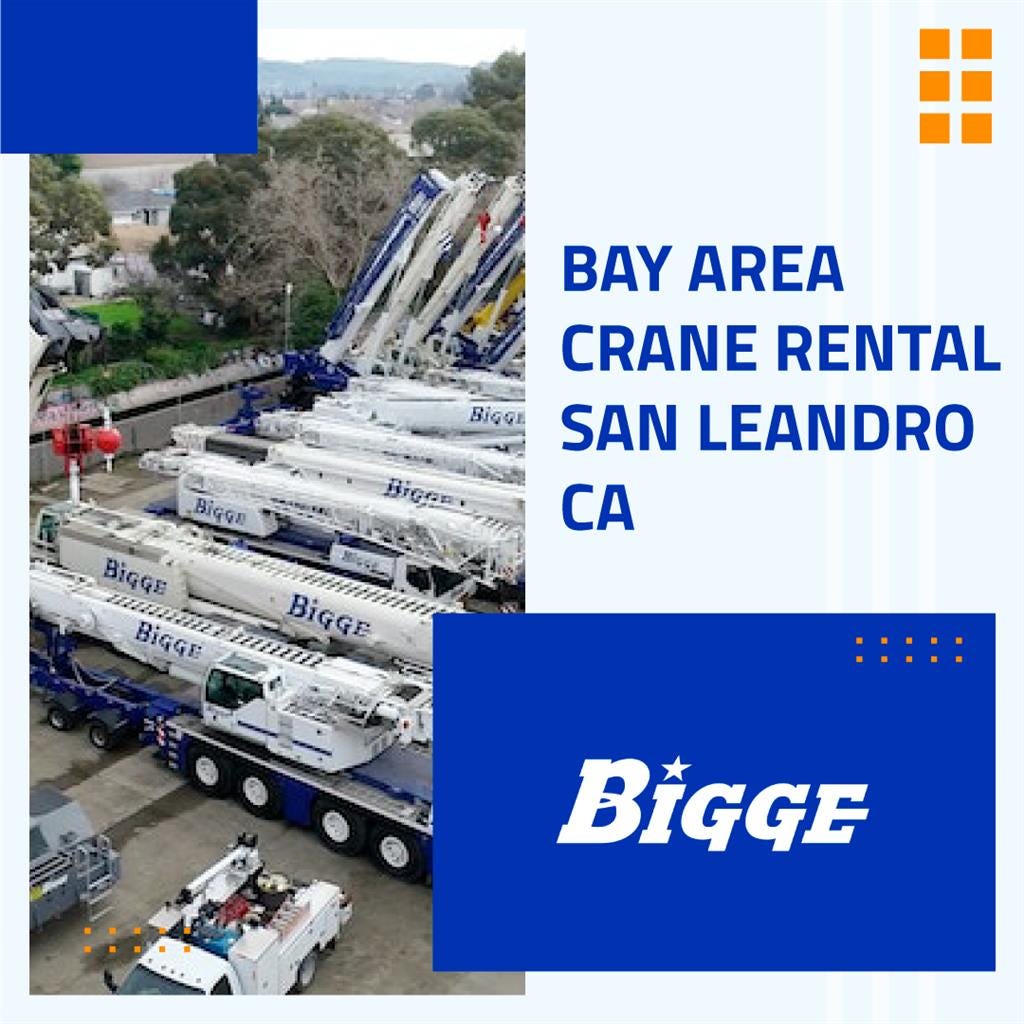 Turnkey Crane Rental Service in Northern California - Bigge Crane and ...