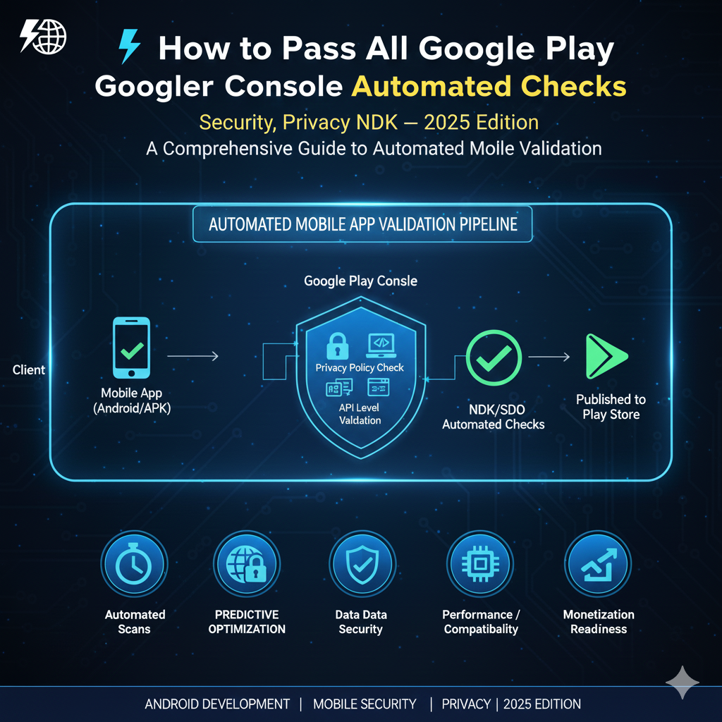 🚀 How to Pass All Google Play Console Automated Checks (Security ...