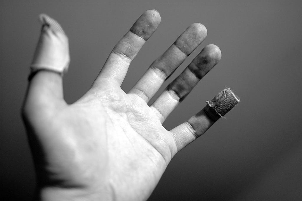 Band aid As A Child By Grace Wan Medium