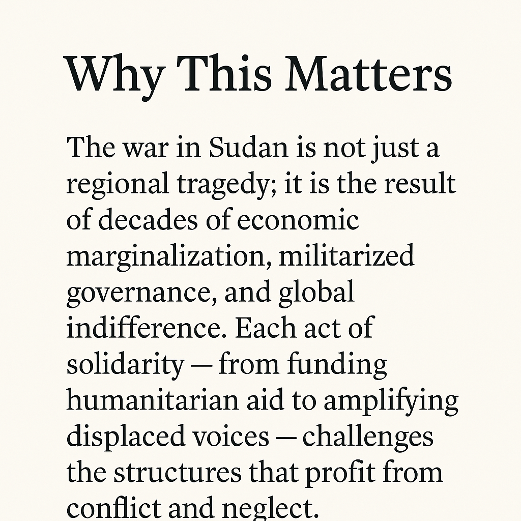 Sudan’s Civil War: Displacement, Famine, and Resilience from Darfur to ...