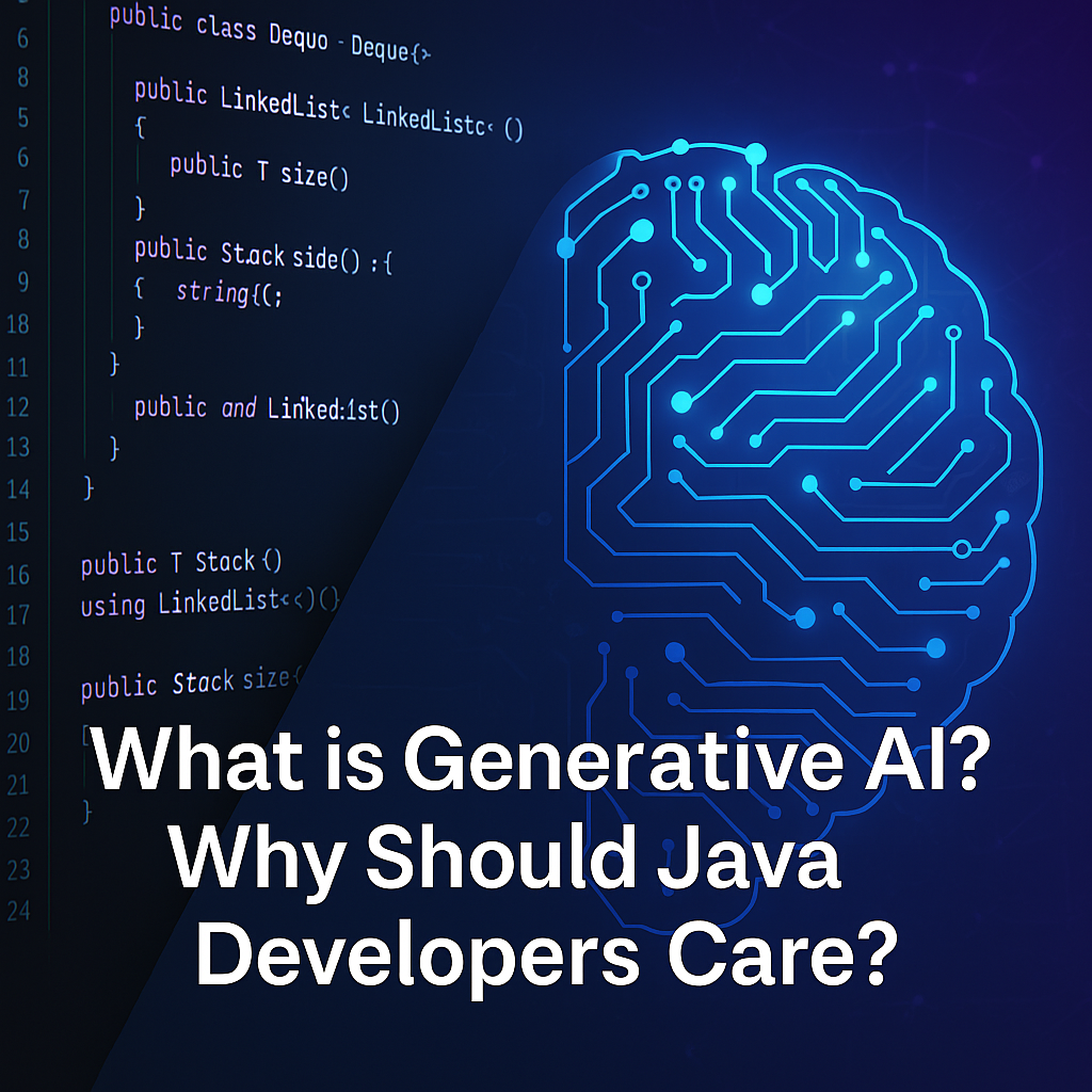 What is Generative AI?. And Why Should Java Developers Pay… | by Somya Golchha | Apr, 2025 | Medium