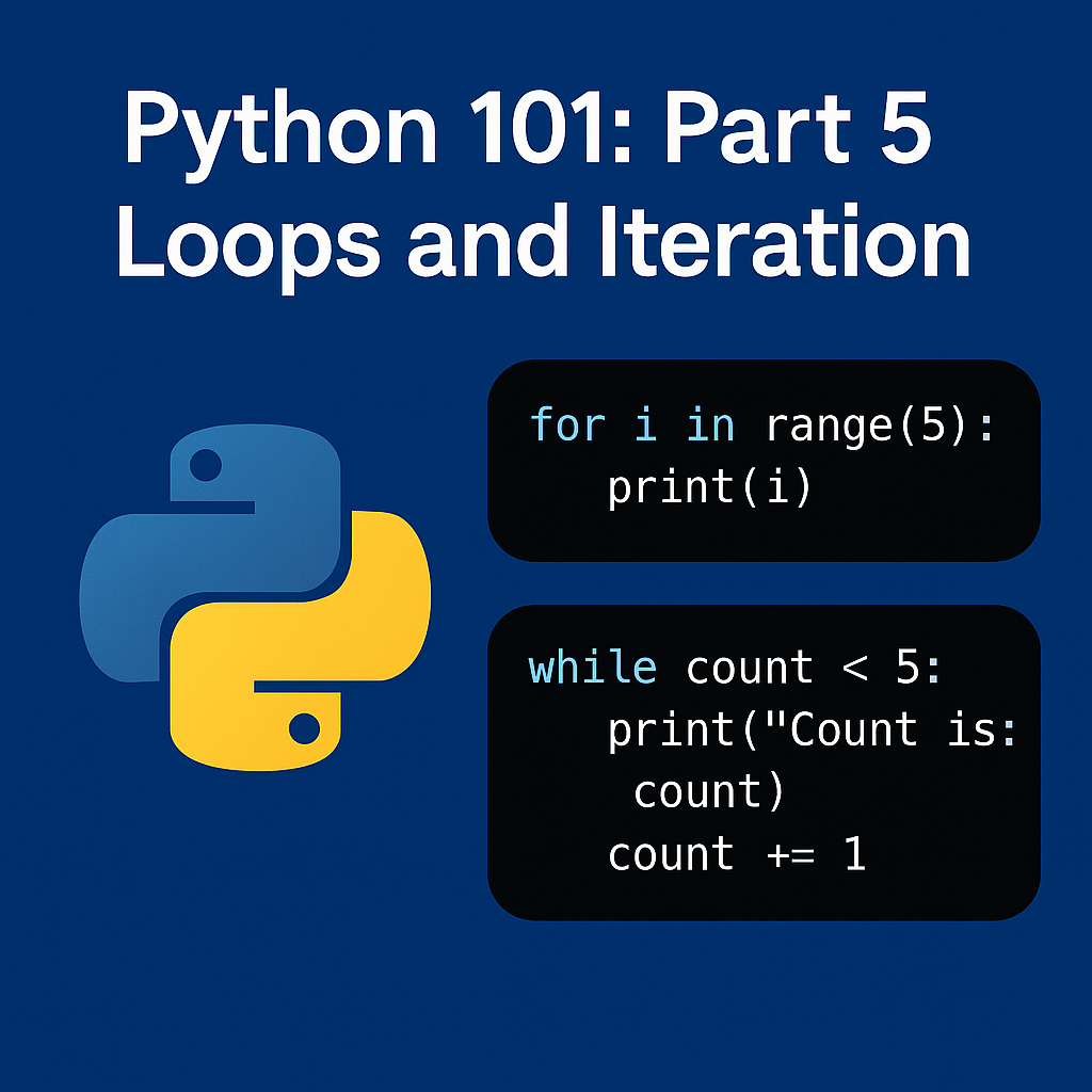 PYTHON🐍 Python 101: Part 5 — Mastering Loops and Iteration | by Derek Pauley | Medium