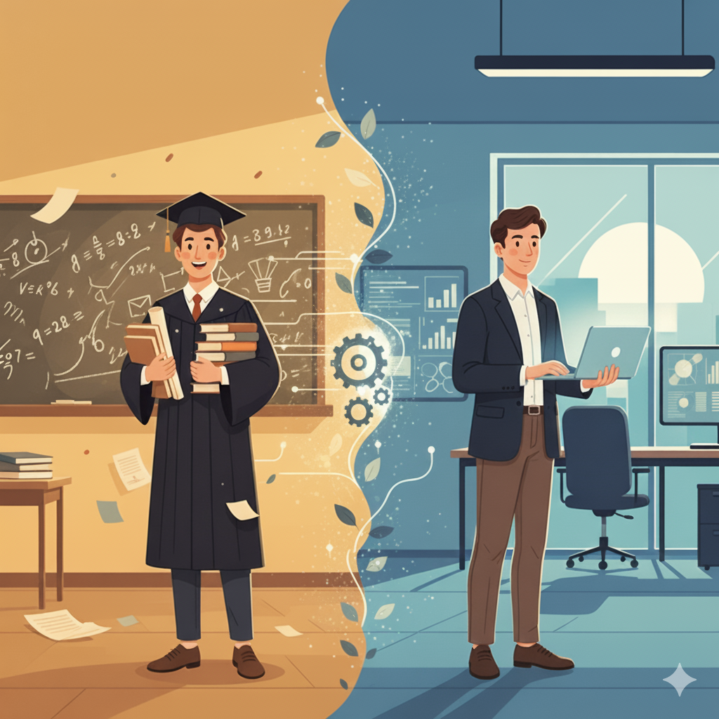 From Grades to Paychecks: The Psychology of the Student-to-Professional Transition | by Ameya ...