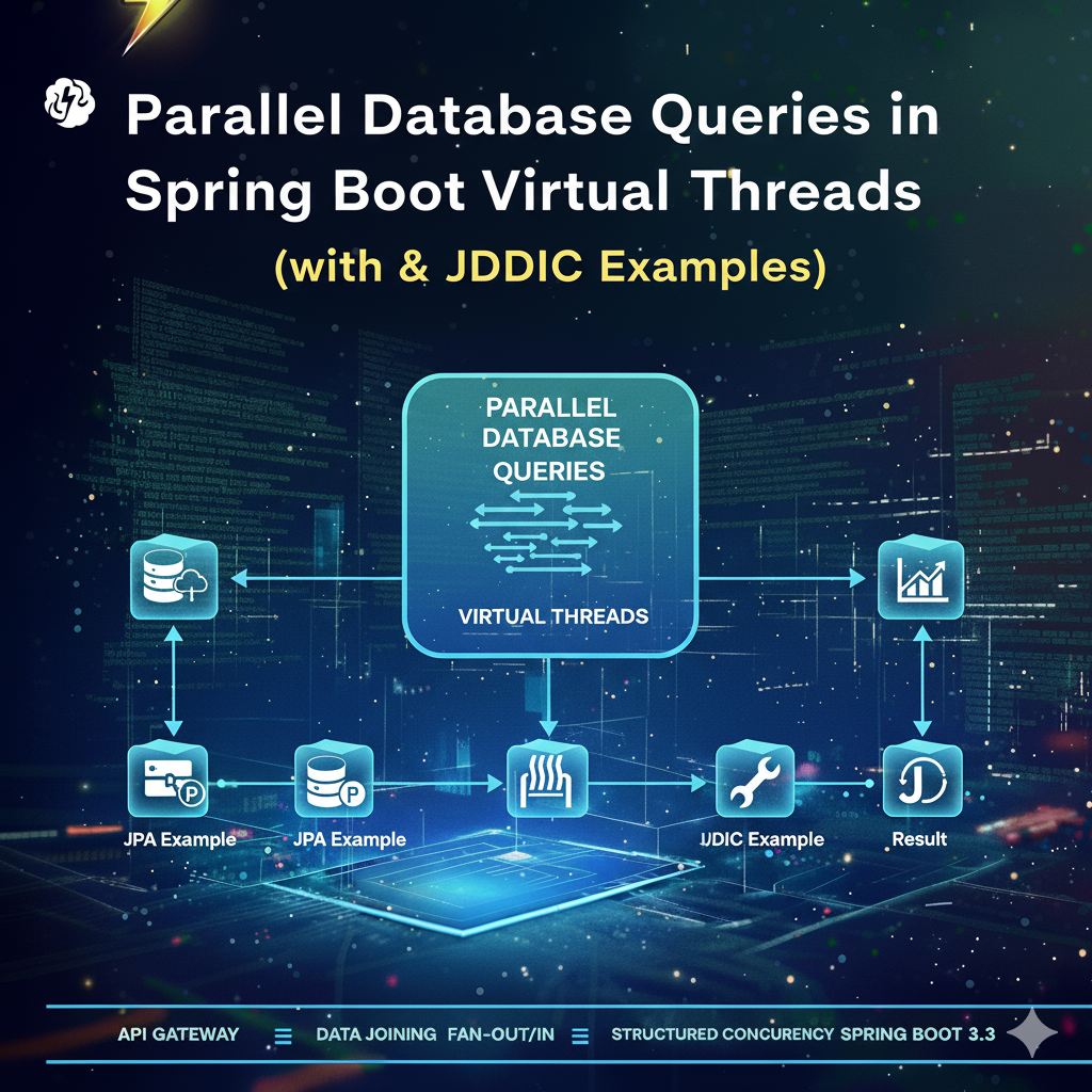 ⚡ Parallel Database Queries in Spring Boot Using Virtual Threads (with JPA & JDBC Examples) | by ...