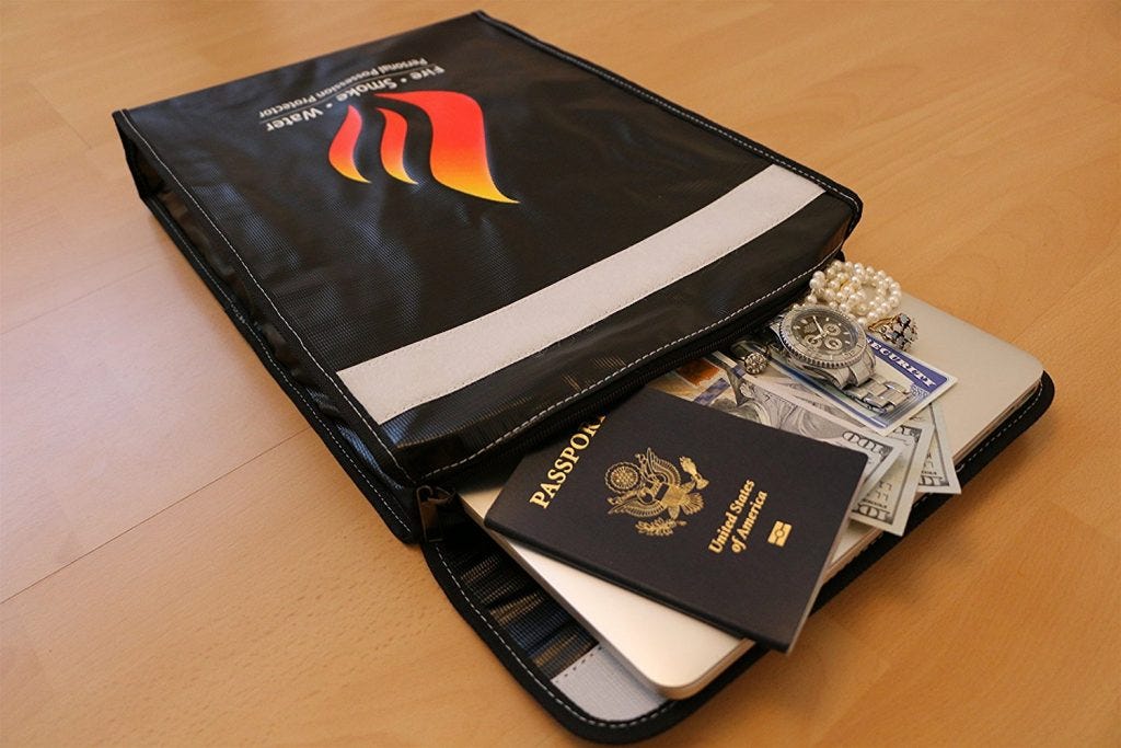 What are the best practices for using fireproof bags in a home setting ...