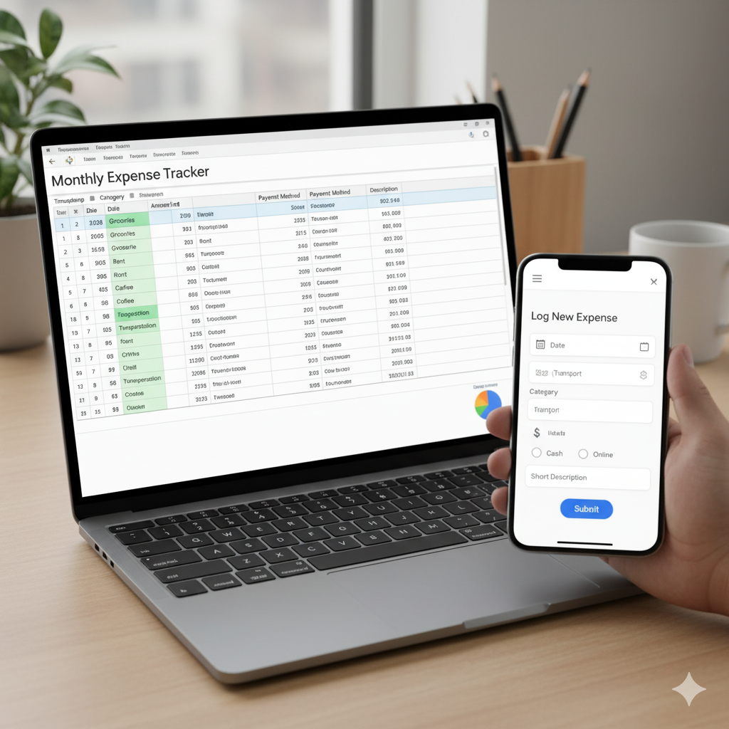 Build a Free Expense Tracker Using Google Sheets & Forms | by Varun ...