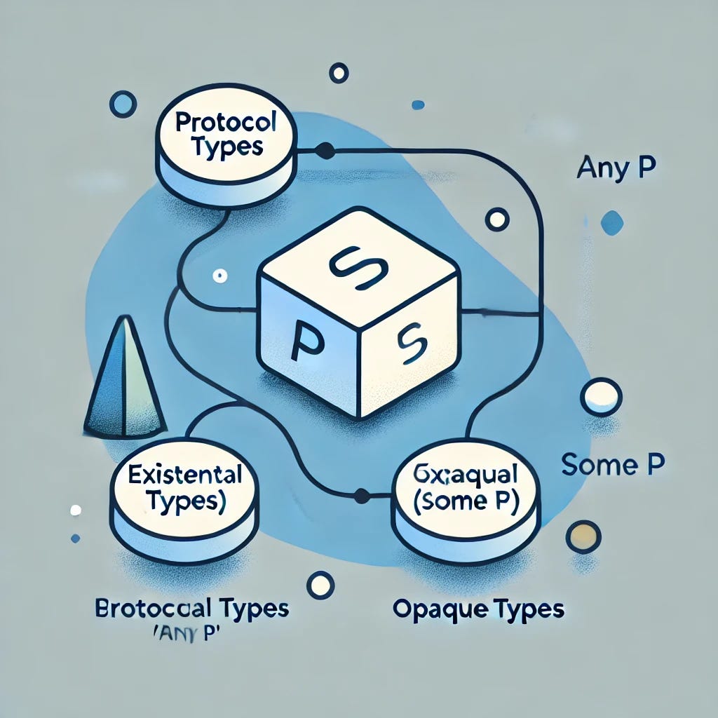 Opaque Type (some P), Existential Type (any P) and Protocol Type (P) in ...
