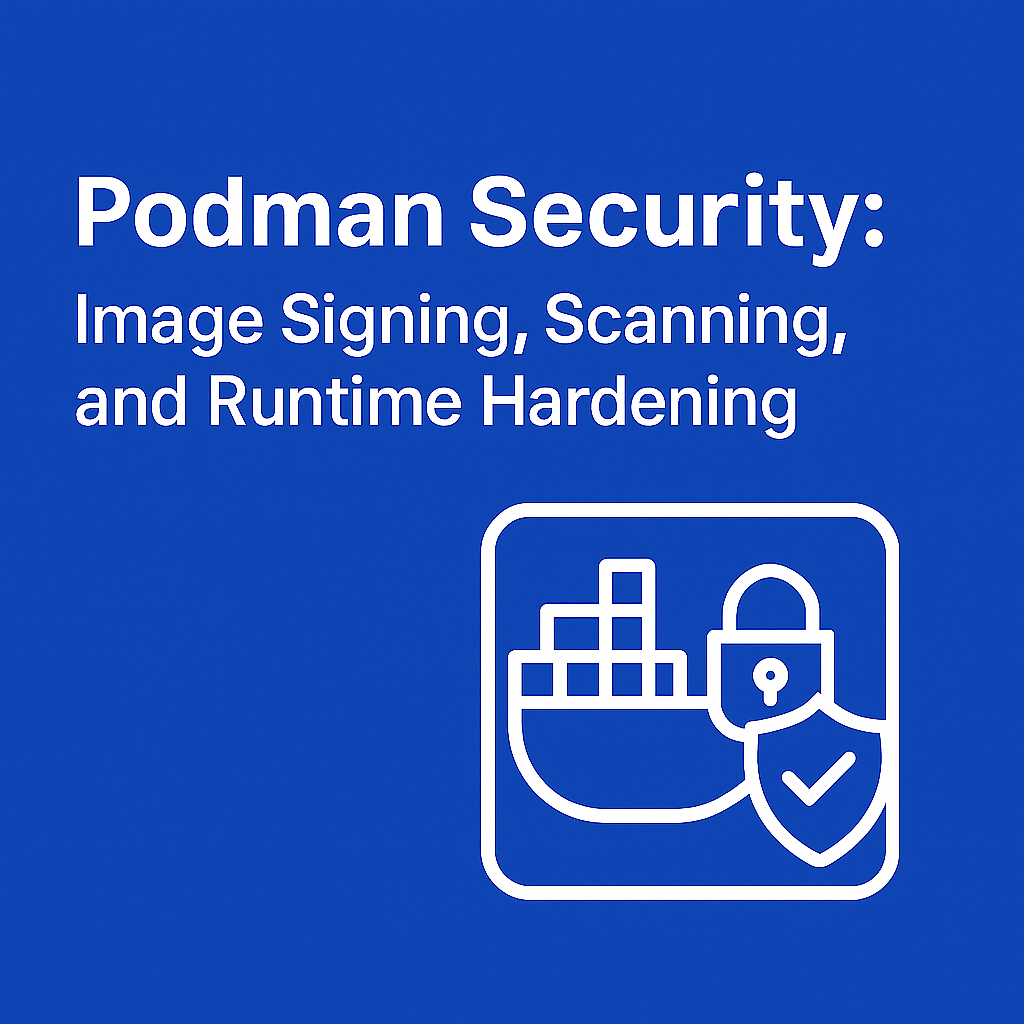 Podman Security: Image Signing, Scanning, and Runtime Hardening | by ...