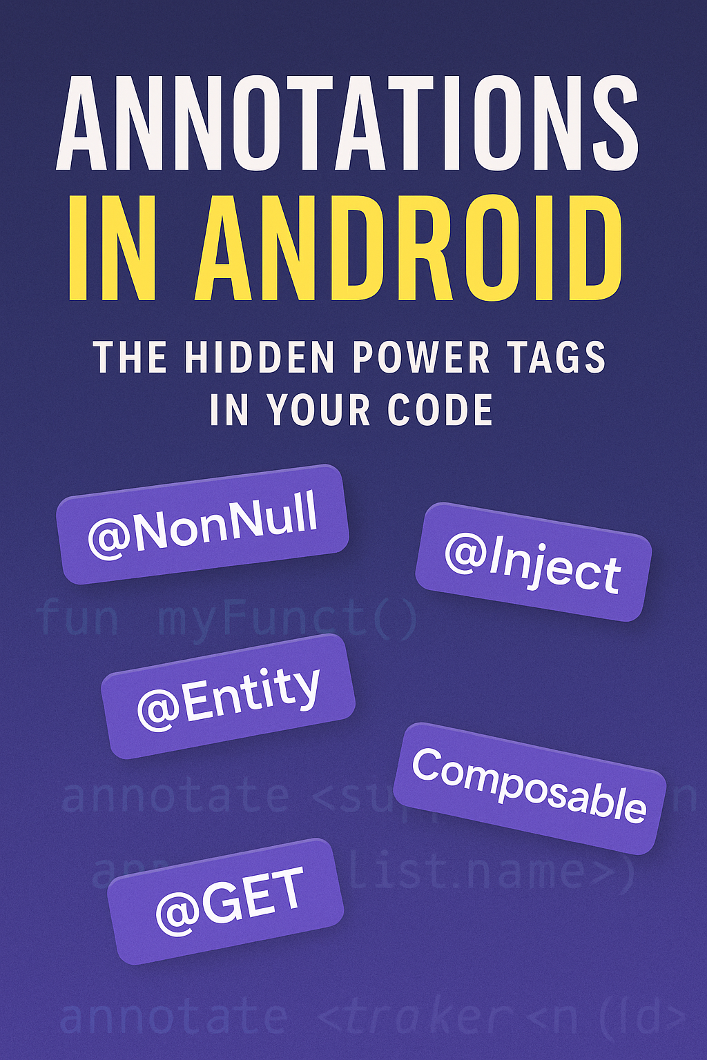 Annotations in Android: The hidden power tags in your code | by ZenXplains | Aug, 2025 | Medium