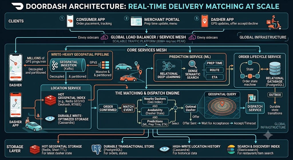 DoorDash Architecture: How Real-Time Delivery Matching Works at Scale ...