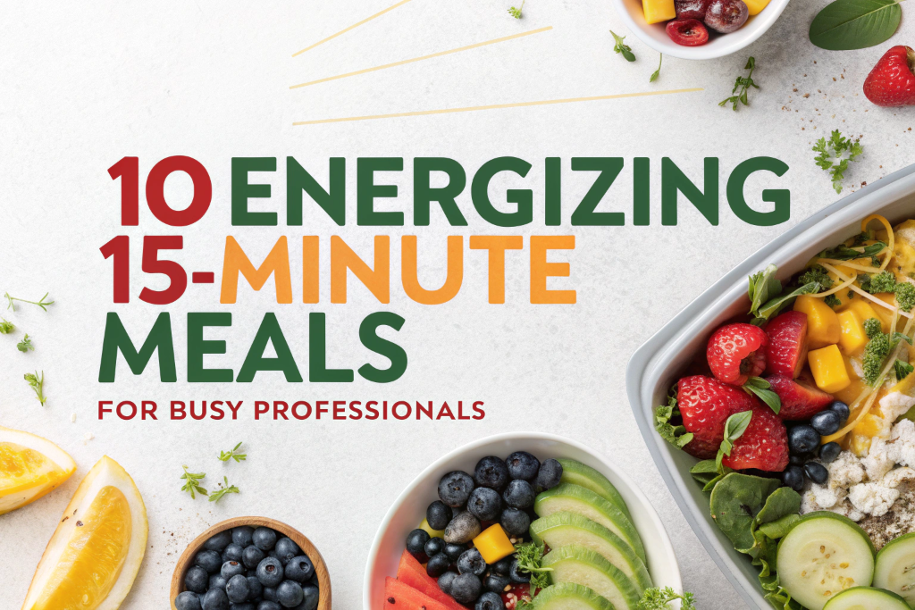 10 Energizing 15-Minute Meals for Busy Professionals | by VitalEnergy ...