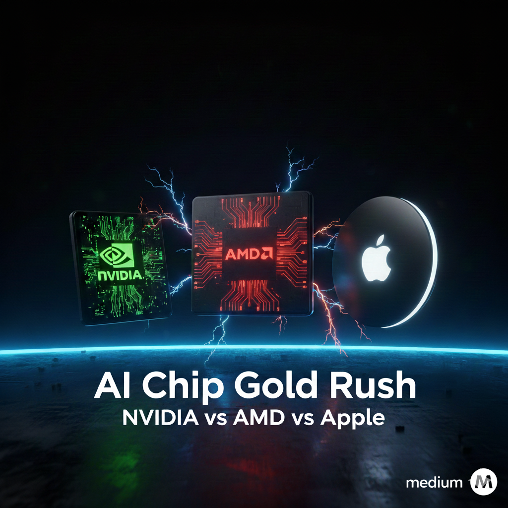 🚀 How AI Chips Became the New Gold Rush: NVIDIA vs AMD vs Apple | by ATHARV AMBADE | Nov, 2025 ...