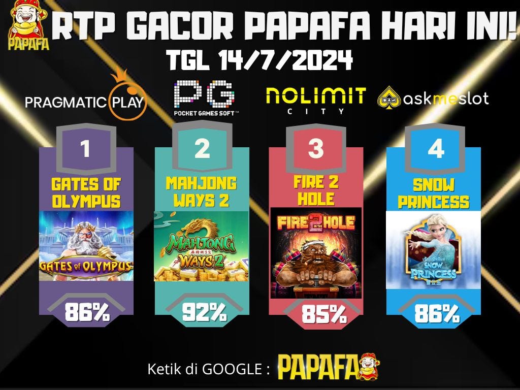 “Papafa: Inovasi Terbaru dalam Dunia Slot Online yang Mengagumkan!” - Popie amellia - Medium