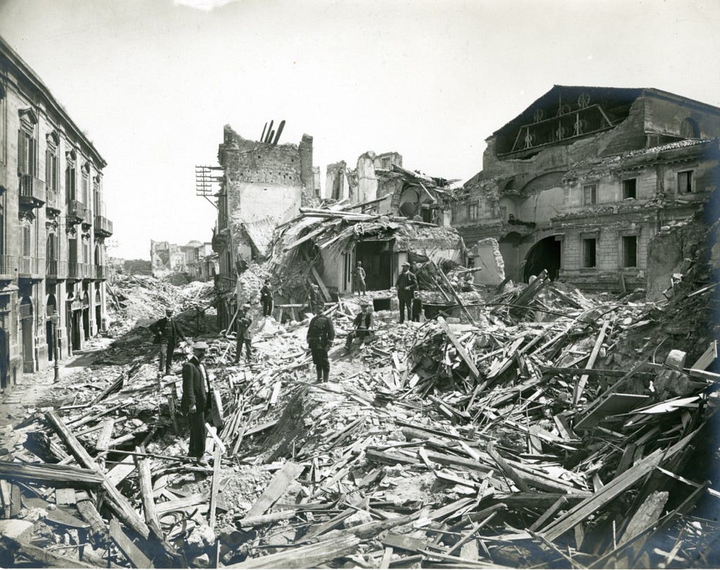 The 1908 Messina /Reggio Earthquake: Italy’s Deadliest Natural Disaster ...